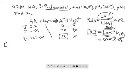Calculate The Ph Of A Weak Acid Solution Quadratic E… Solvedlib
