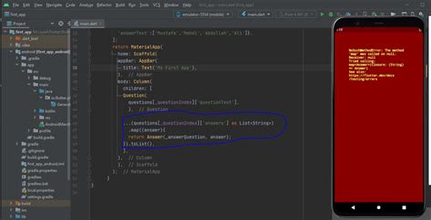 dart nosuchmethoderror while using map in flutter stack overflow