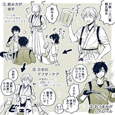 「鶴丸がパン焼いてるだけのrkgk漫画 オチとかない 」ケイ子の漫画