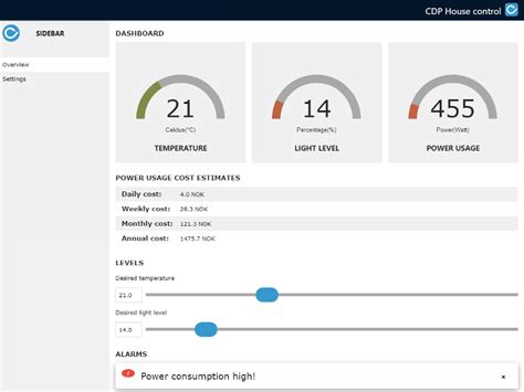 adding a vue js web gui to automation system examples