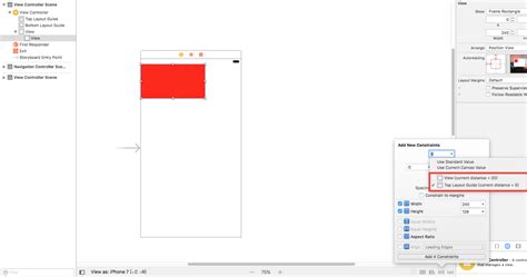ios development layout guide from top bottom layout guide to safe area