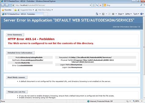 solved vault 2011 web interface issue autodesk community