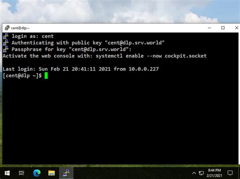 centos stream 8 openssh ssh keys pair auth server world