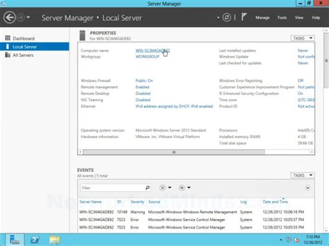 windows server 2012 initial configuration networkedminds