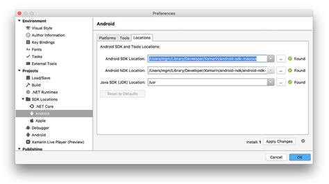 setting up the android sdk for xamarin android xamarin microsoft learn