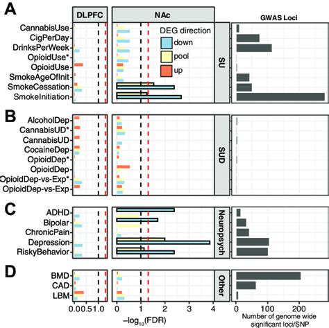 Differentially Expressed Transcripts In The Dlpfc And Nac Enrich For