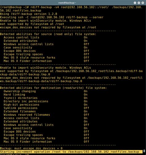 rdiff backup a remote incremental backup tool for linux