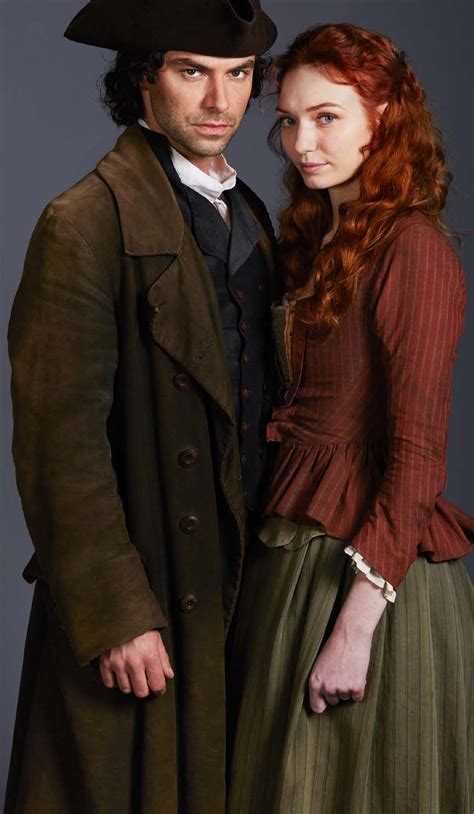 In The World Of Tv “[photo] Aidan Turner And Eleanor Tomlinson As Ross
