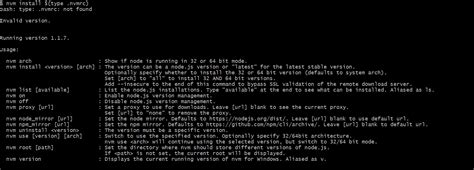 setup multiple node js using nvm and issue