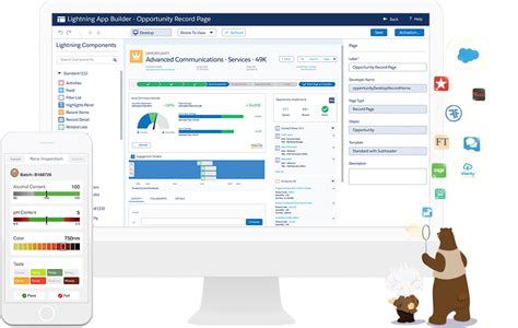 application development from salesforce lightning platform