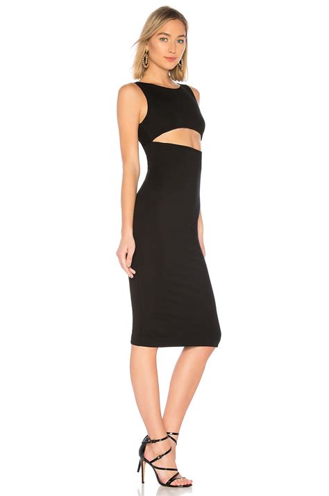 Nbd Stormi Midi Dress In Black Revolve