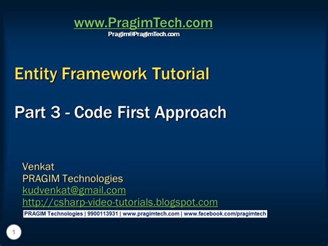 sql server and c video tutorial part 3 entity