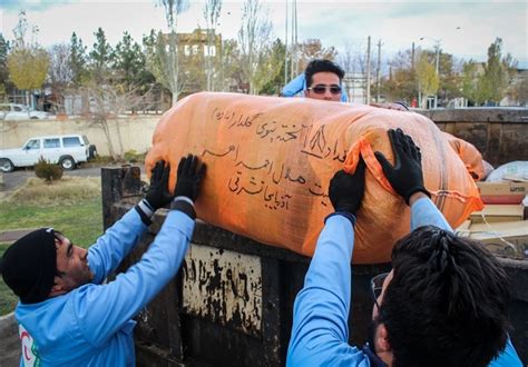 ارسال محموله کمک های مردمی اهر به مناطق زلزله زده تصاویر اخبار استانها