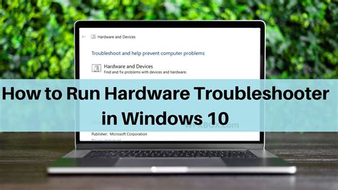 how to run hardware troubleshooter in windows without passkey