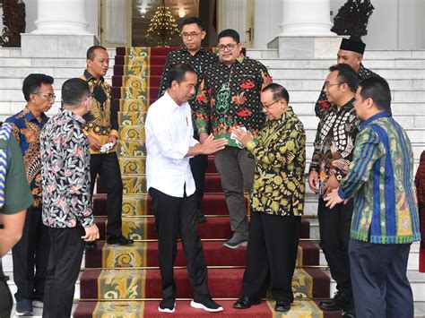 Sekretariat Kabinet Republik Indonesia Presiden Jokowi Terima