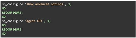 figure 5 disable the ole automation features of sql server