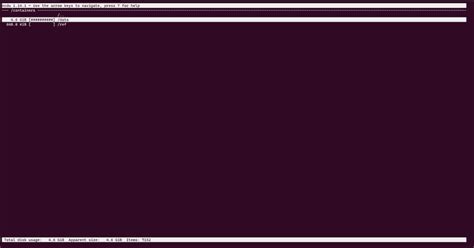 ncdu analyze disk space in command line on linux rdr it