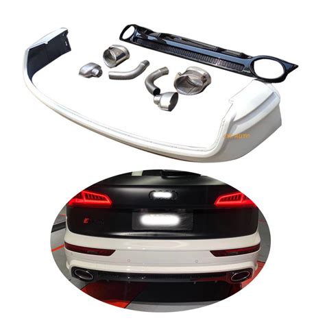 Car Bodykit Part Rsq5 Rear Bumper For Audi Rsq5 Q5 Body Kit 2016 2017