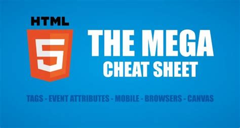 10 essential cheat sheets for website development super dev resources