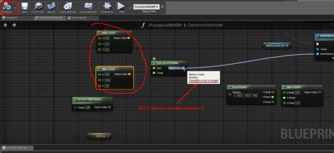 variable is not in scope from official tutorial vid blueprint epic