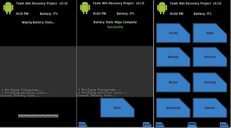 how to flash touch based twrp recovery 2 1 on the samsung galaxy nexus