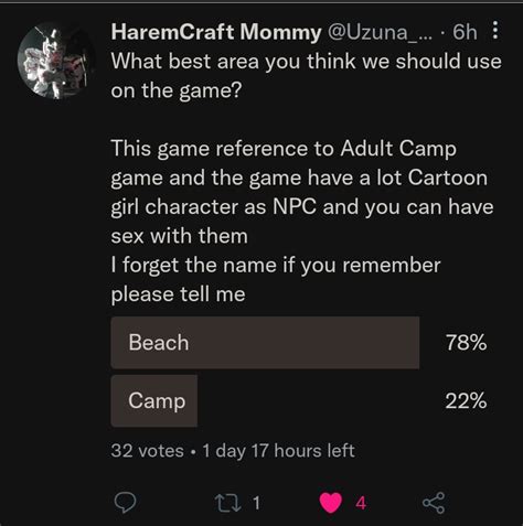 Haremcraft Mommy On Twitter Last Updated About Game Poll Before 48