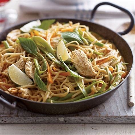 Thai Chicken Coconut Noodles Recipe Delicious Magazine