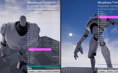 transformorph multiplayer skeletal mesh customization