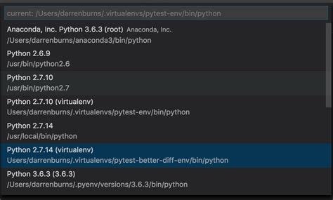 extension writing wrong pythonpath to workspace settings on selecting