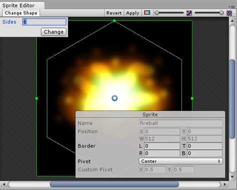 unity manual editor del sprite sprite editor