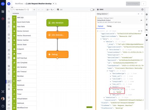 how to use resource jobs to poll device state from an api losant