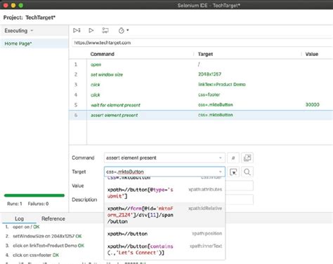 how to use selenium ide for record and playback testing