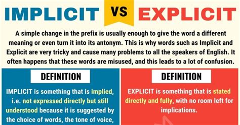 implicit vs explicit when to use explicit vs implicit with useful