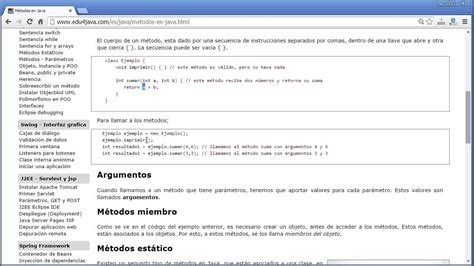 metodos de la clase array en java variaciones clase