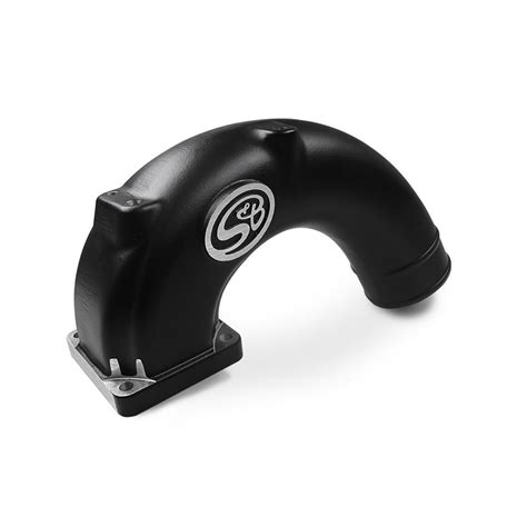 sandb filters 76 1004 1 03 07 5 9l cummins intake elbow matte black