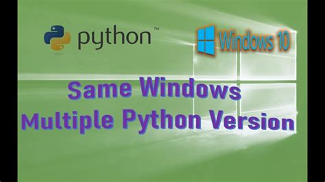 how to run multiple python versions on windows finxter mobile legends 0