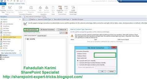 sharepoint tips and tricks create external list using business data