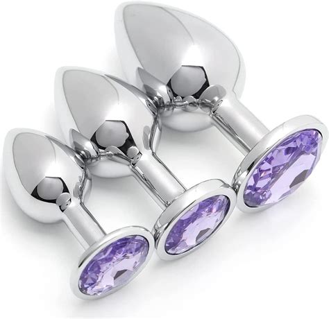 Yissda 3pcs Anal Plug Adult Sex Toy Jewel Anal Toys Adult