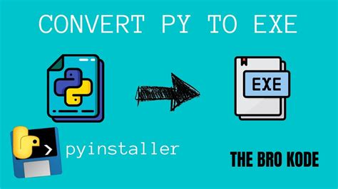 py to exe how to convert a py file to exe file pyinstaller youtube
