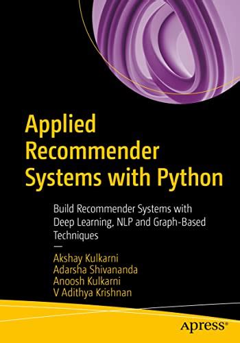 book cover of applied recommender systems with python build