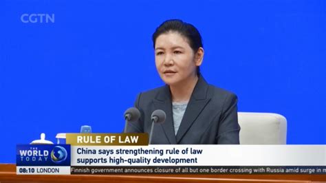 Rule Of Law China Says Strengthening Rule Of Law Supports High Quality