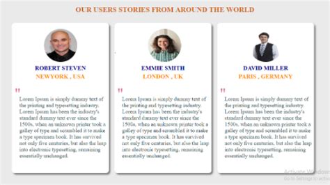 bootstrap 4 testimonial slider example captions lovers