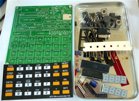 build your own 8051 microcontroller kit microcontrollers kit