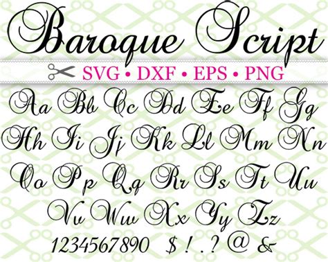 pin on script svg fonts