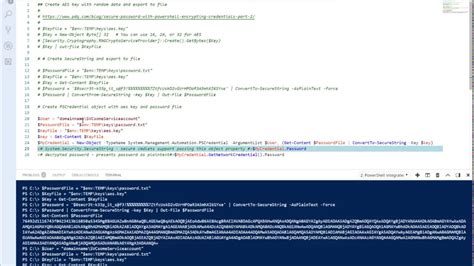 passing credentials in powershell between users and computers using