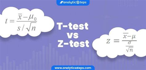 What Are The Differences Between Z Test And T Test By Neelam Tyagi