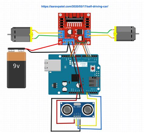 Arduino Car H Bridge Wiring Self Driving Arduino Car Using L298n