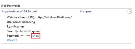 how to view and manage saved password in microsoft edge windows 10 skills