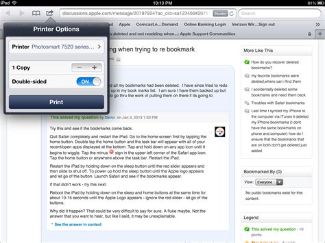 bookmark button greyed out why ipad m… apple community