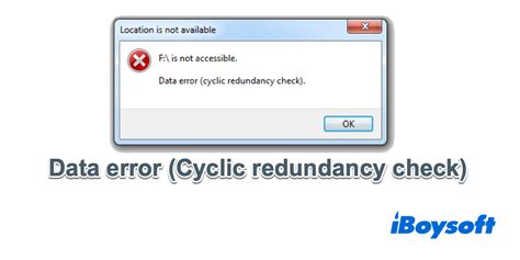 [solved] how to fix data error cyclic redundancy check and recover lost